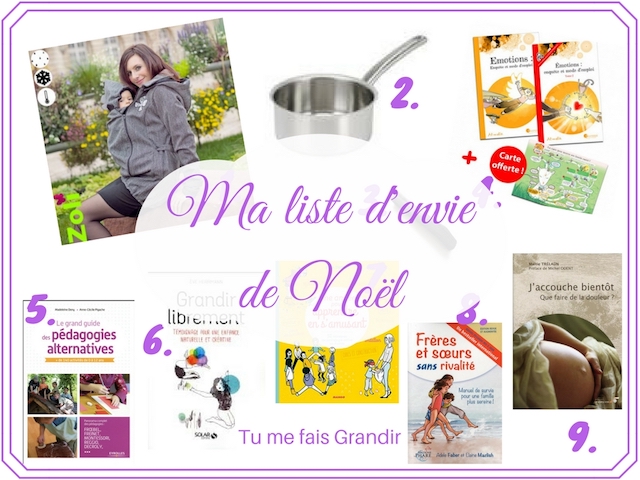 Ma liste de Noël 😊 – Tu me fais Grandir